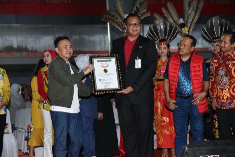 HUT Ke-66 Tahun Kalimantan Tengah, Tari Dadas Rekor MURI HUT Ke-66 Tahun Kalimantan Tengah, Tari Dadas Rekor MURI